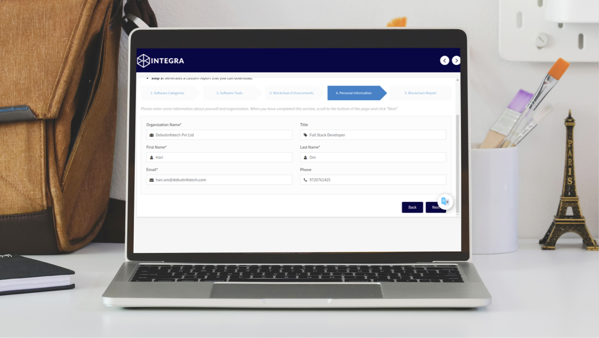 Integra ledger | Debut Infotech